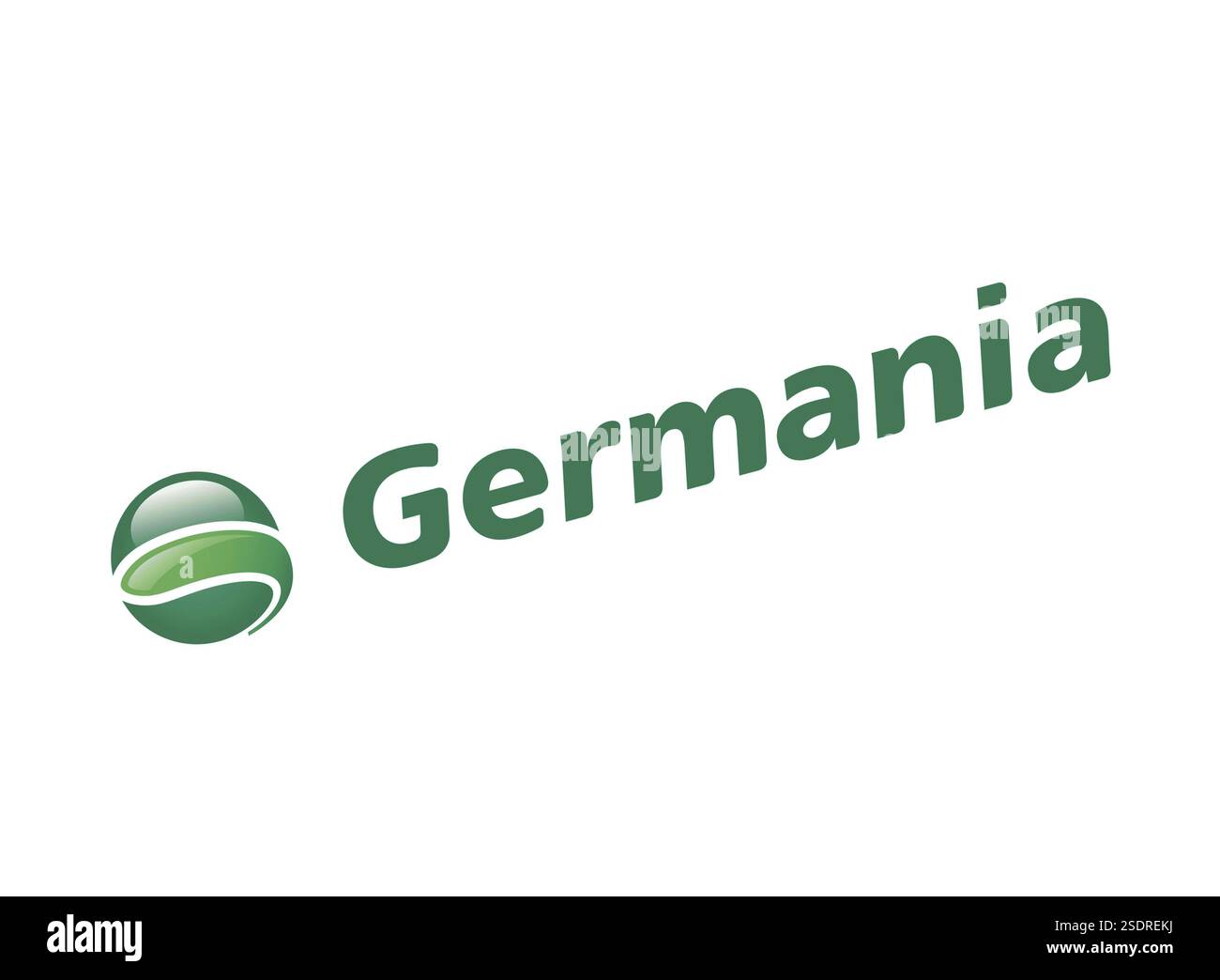 Turned to the left, Germania logo, airline, logo Stock Photo - Alamy