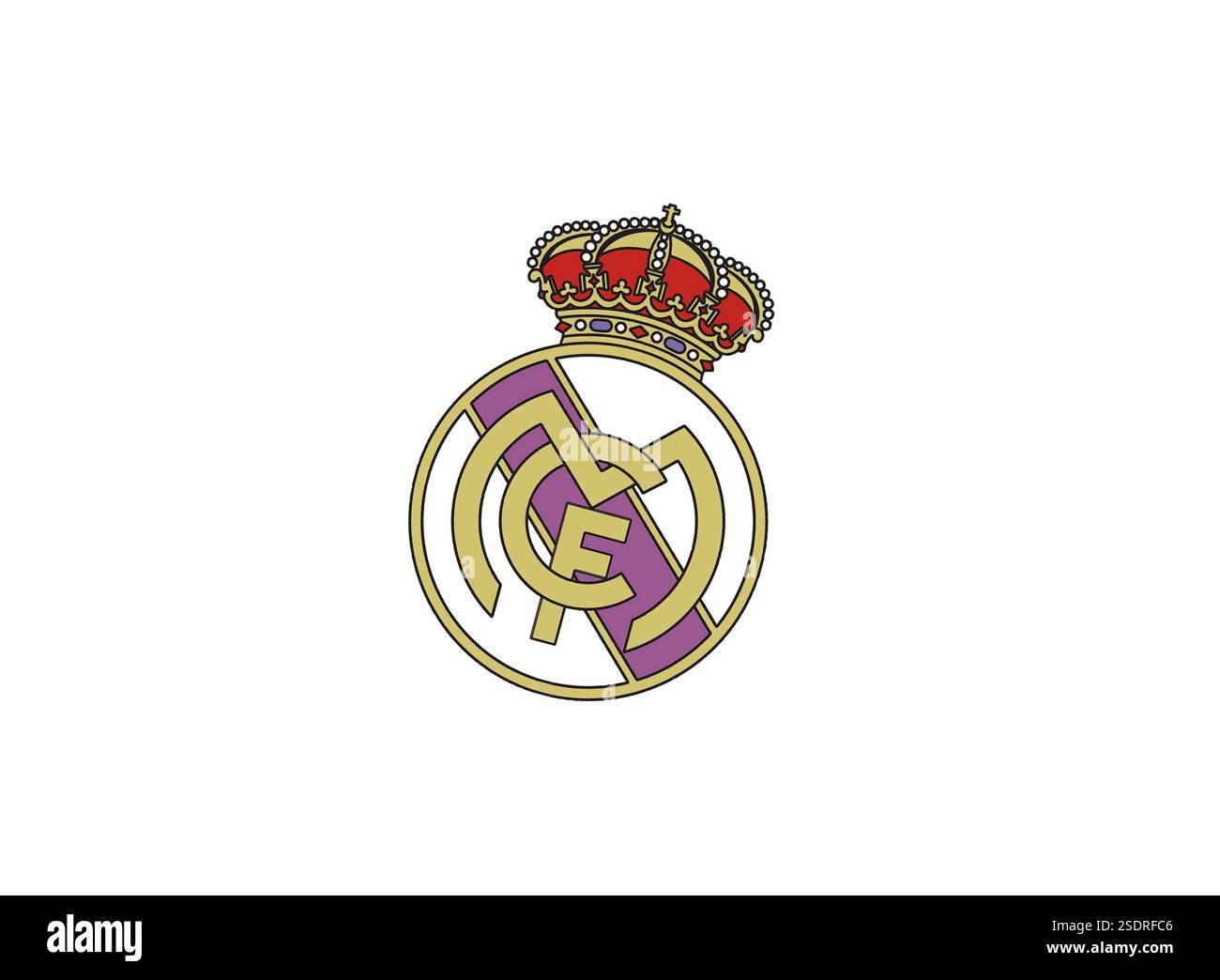 Rotated to right, Real Madrid 1941, Soccer, Historic Logo from 1941 ...