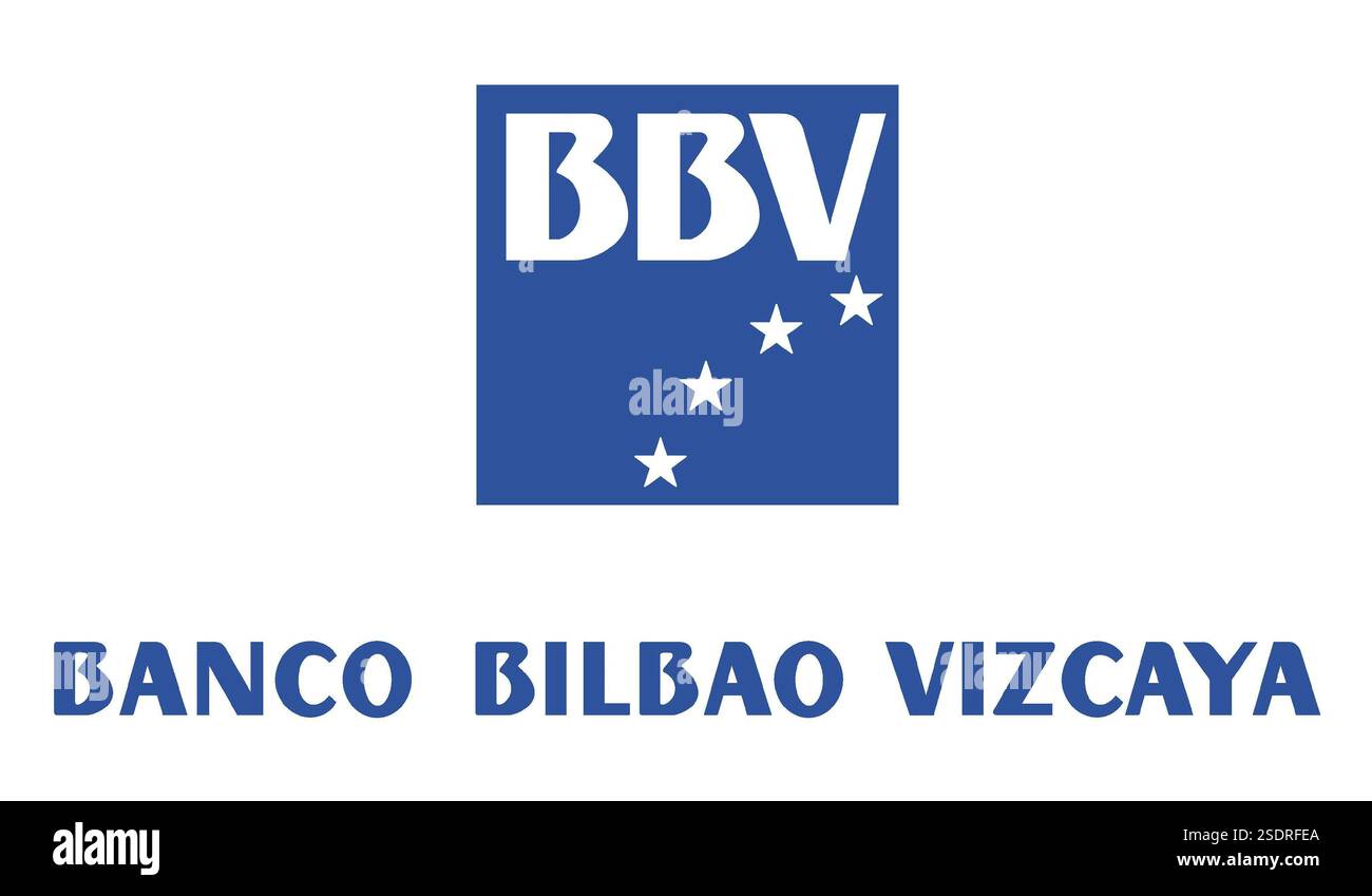 BBVA Logo 1989, Finance, Old Logo from 1989 Stock Photo - Alamy
