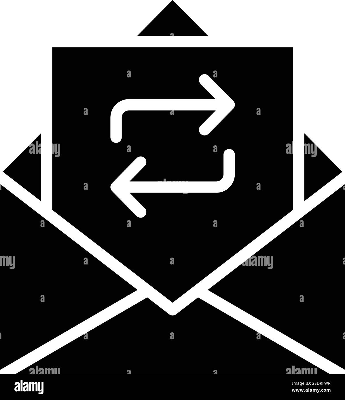 Sync Vector Icon Design Illustration Stock Vector Image & Art - Alamy