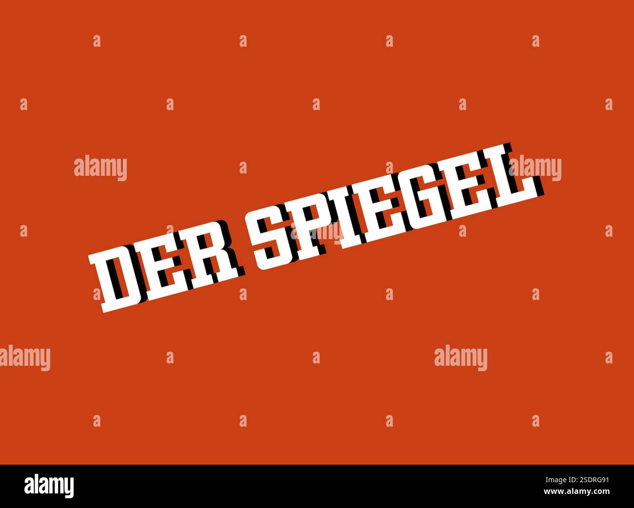 Rotated to left, Der Spiegel Logo, Media & TV, Logo Stock Photo - Alamy
