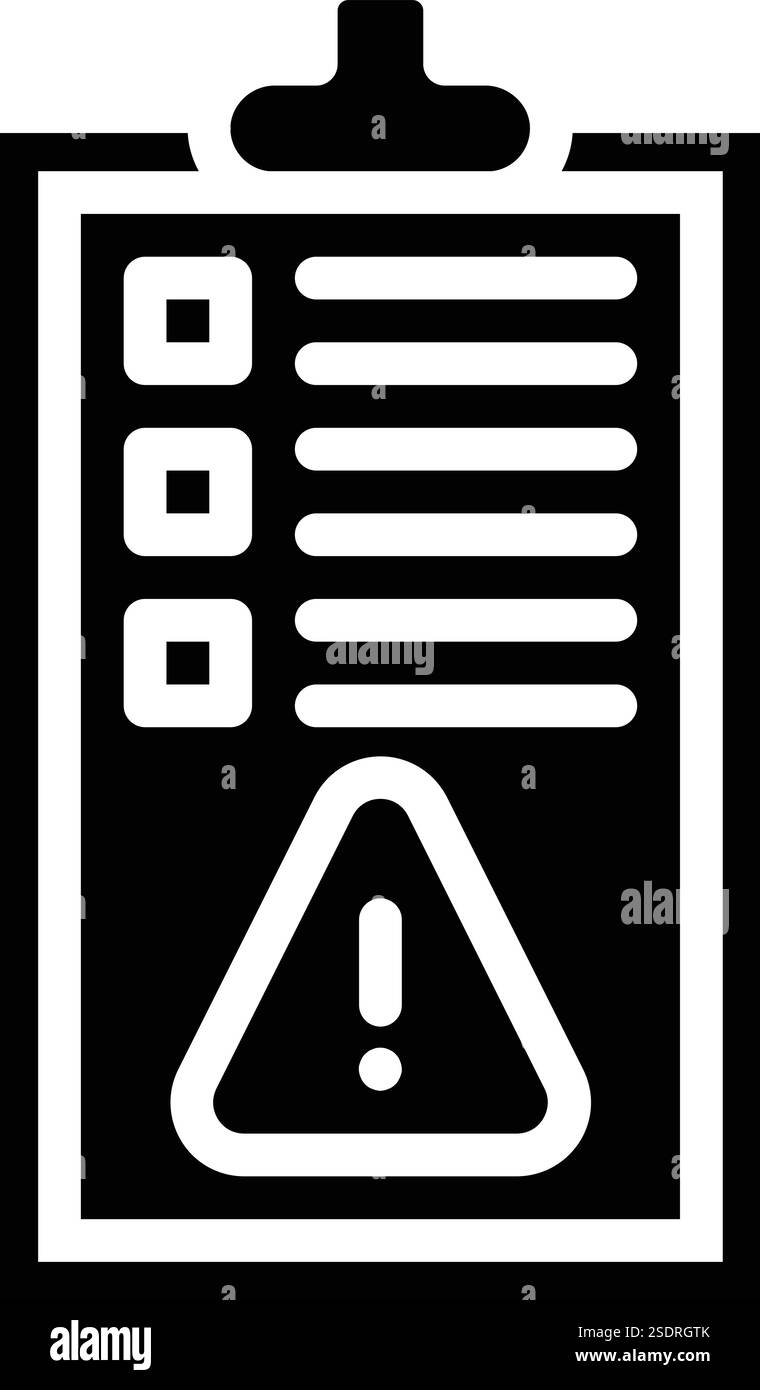Rules vector icon design Black and White Stock Photos & Images - Alamy