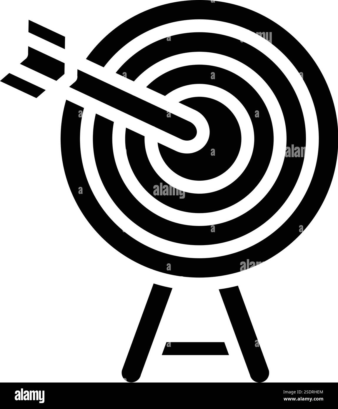 Target archery icon set Cut Out Stock Images & Pictures - Alamy