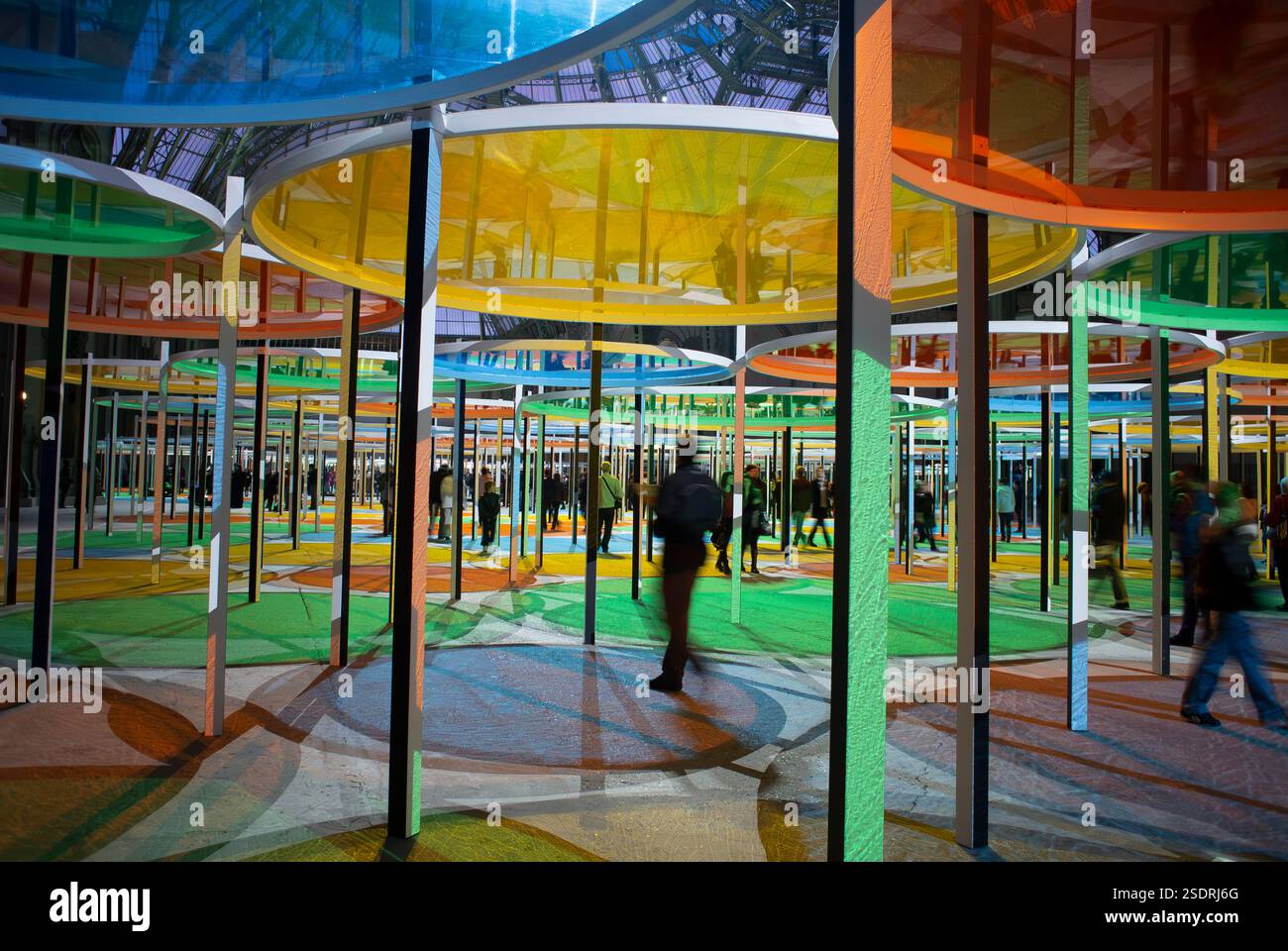 Paris, France, The Grand Palais Building, Exhibition Hall, Inside ...