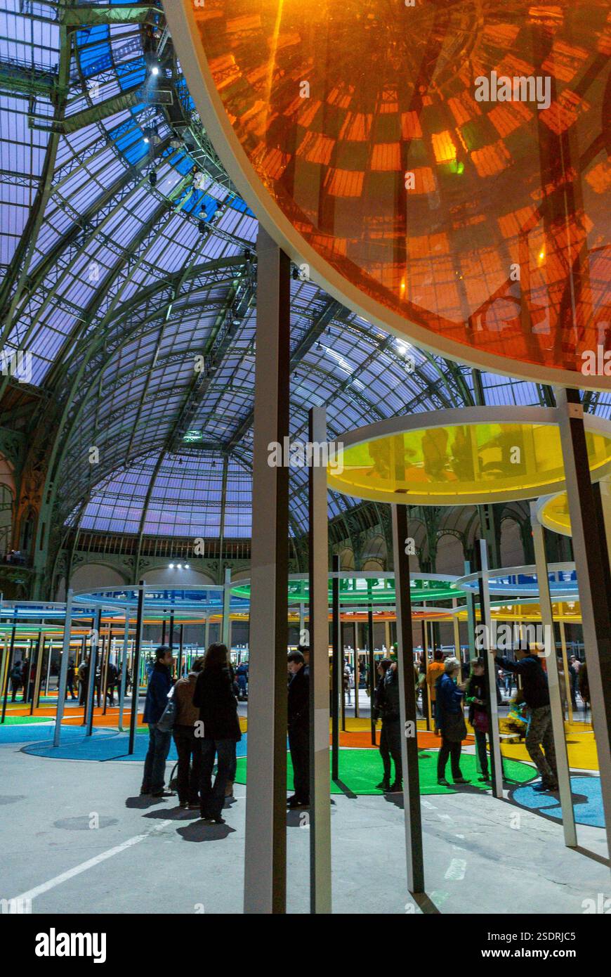 Paris, France, The Grand Palais Building, Exhibition Hall, Inside ...