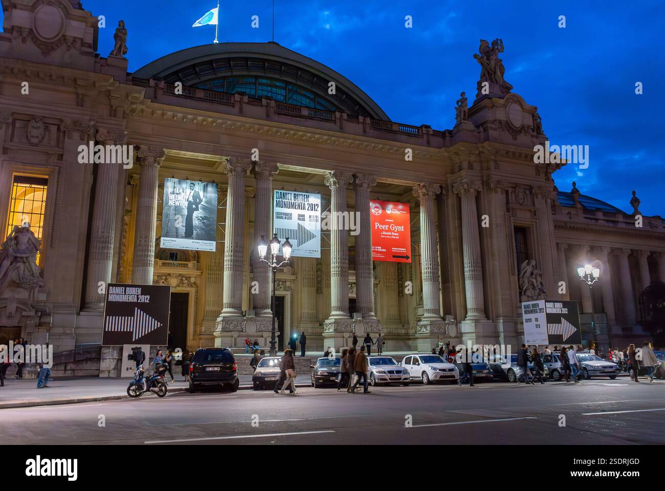 Paris, France, The Grand Palais Building, Exhibition Hall, Front ...