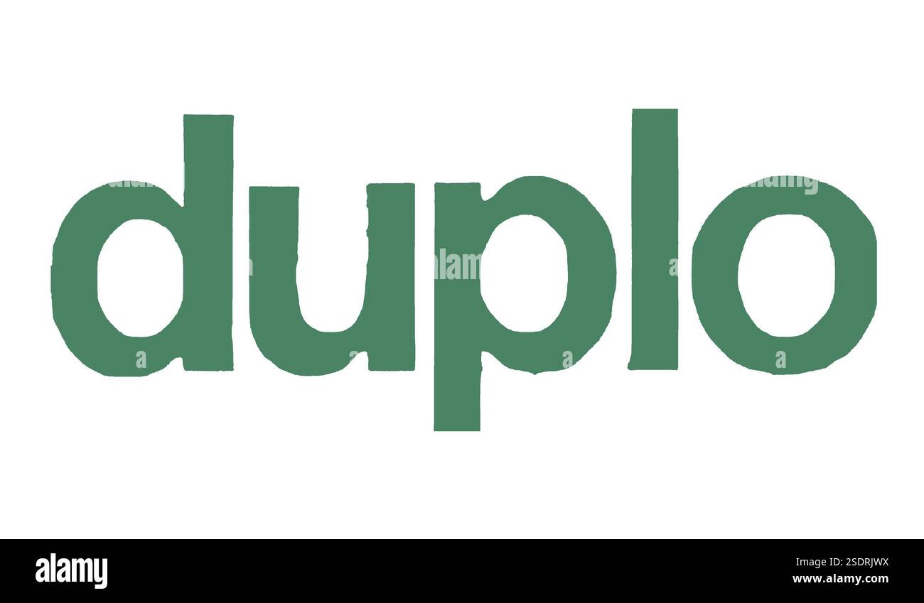 Duplo Logo 1969, Other companies, Old Logo from 1969 Stock Photo - Alamy