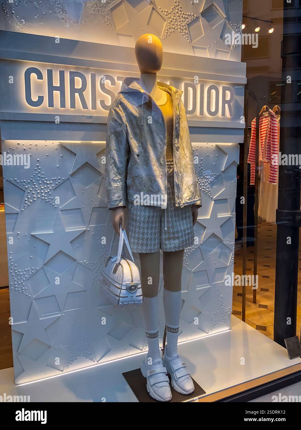 Paris, France, Close up, Luxury Fashion Shops, Dior Store, (Ave ...