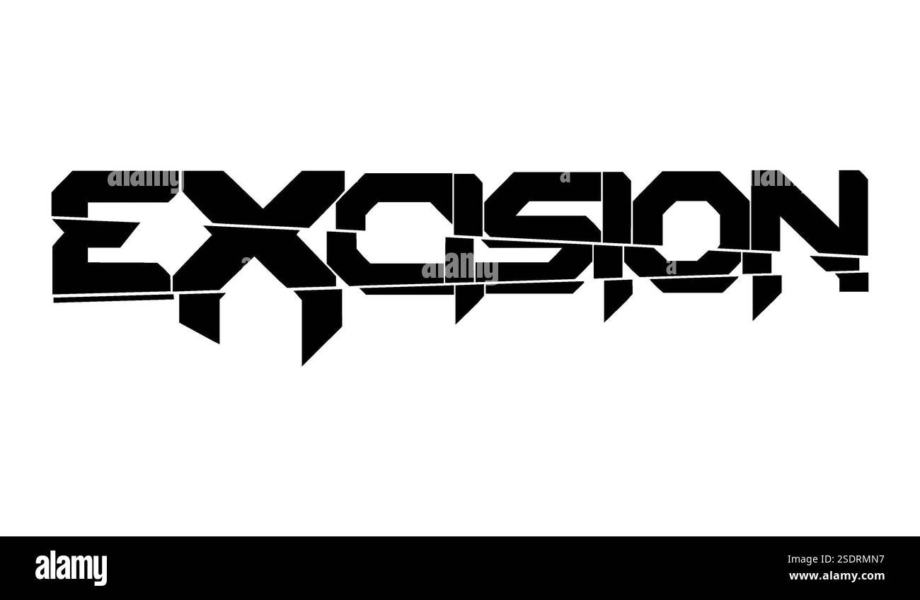 Excision Logo, Music, Logo Stock Photo - Alamy
