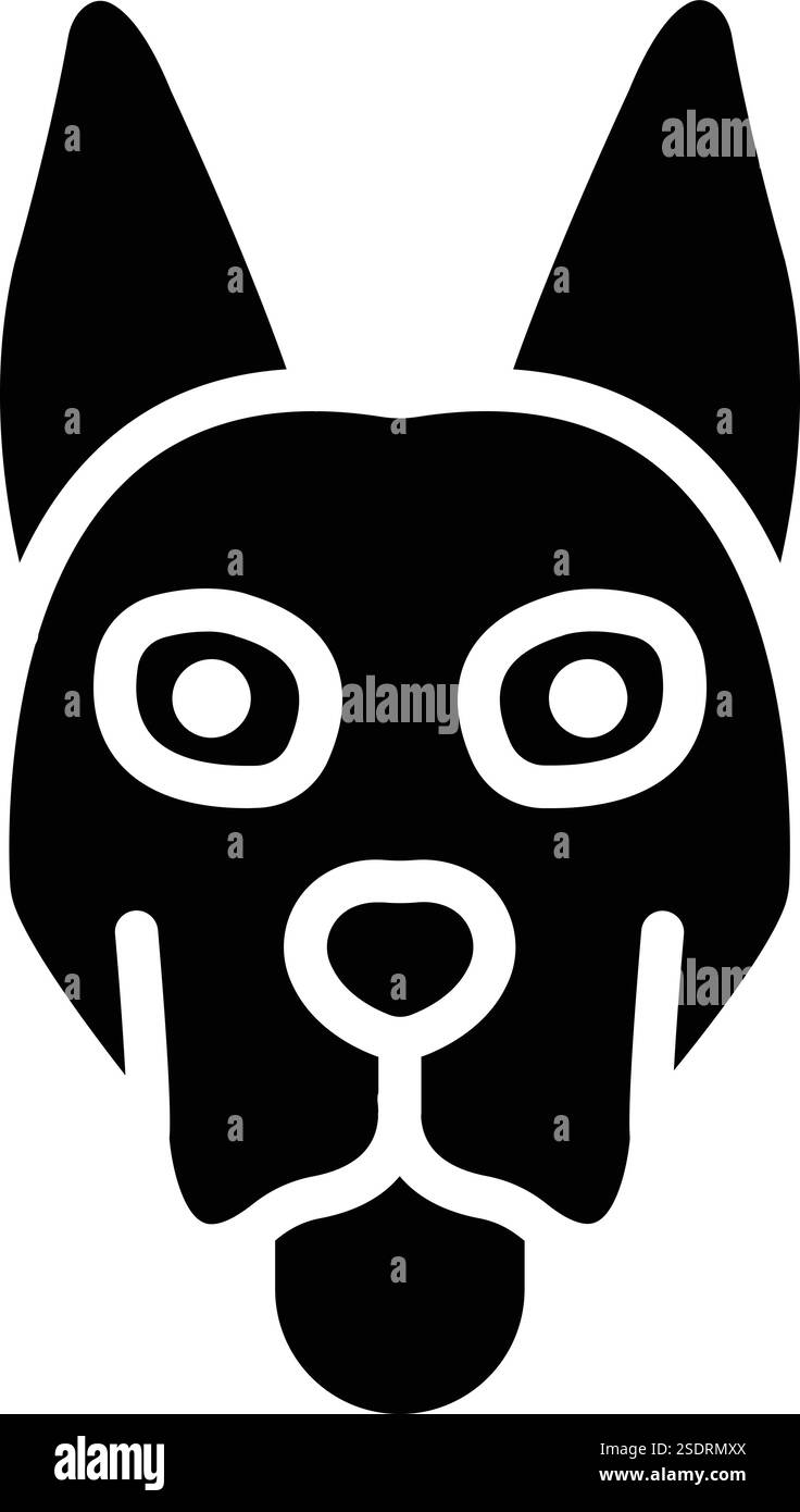 Dog vector set vector vectors Cut Out Stock Images & Pictures - Alamy