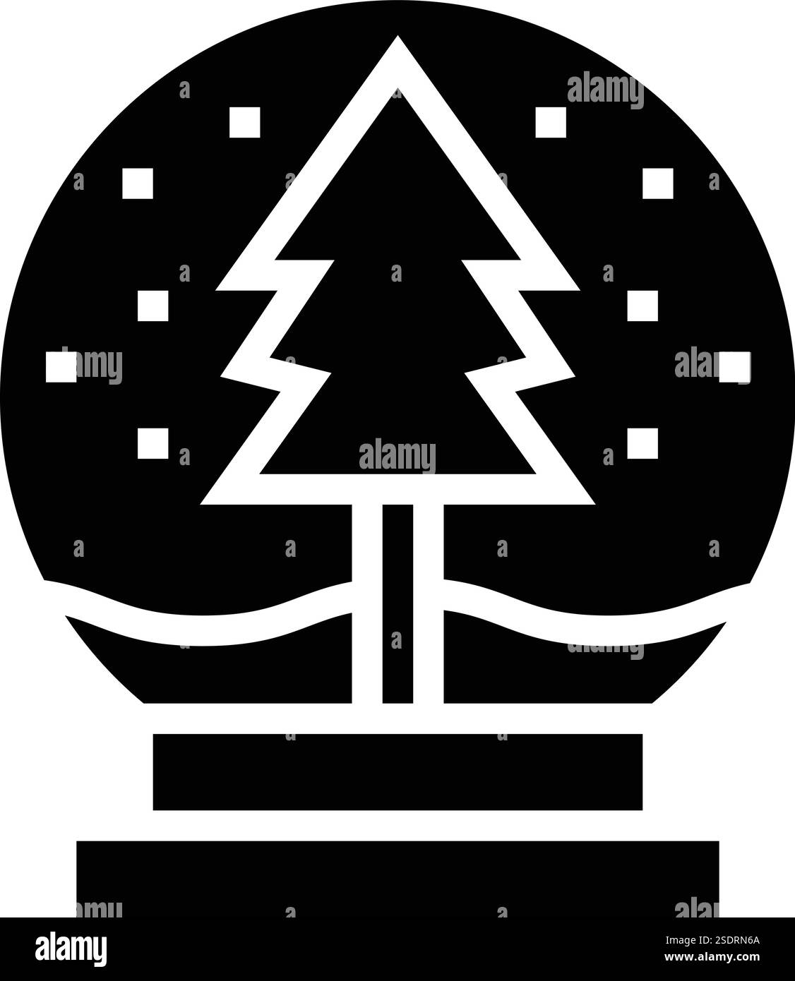 Snow globe isolated not christmas Stock Vector Images - Alamy