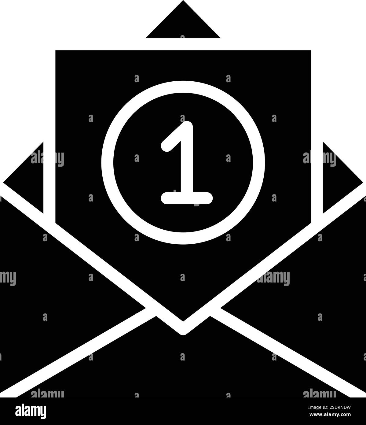 Inbox Vector Icon Design Illustration Stock Vector Image & Art - Alamy