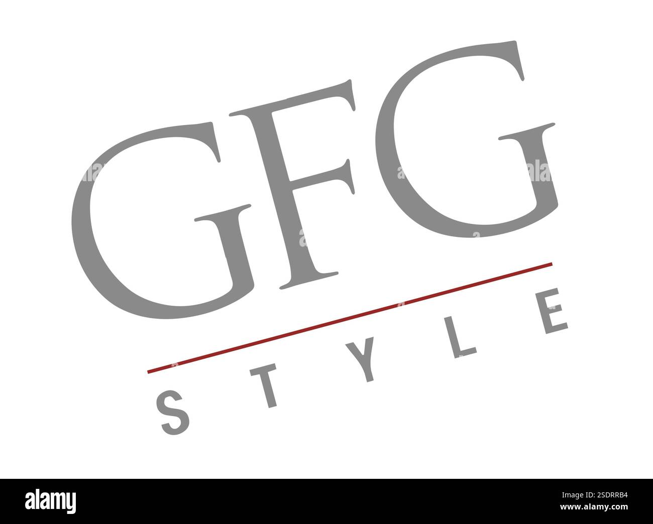 Turned to the left, GFG Style Logo, Car, Logo Stock Photo - Alamy