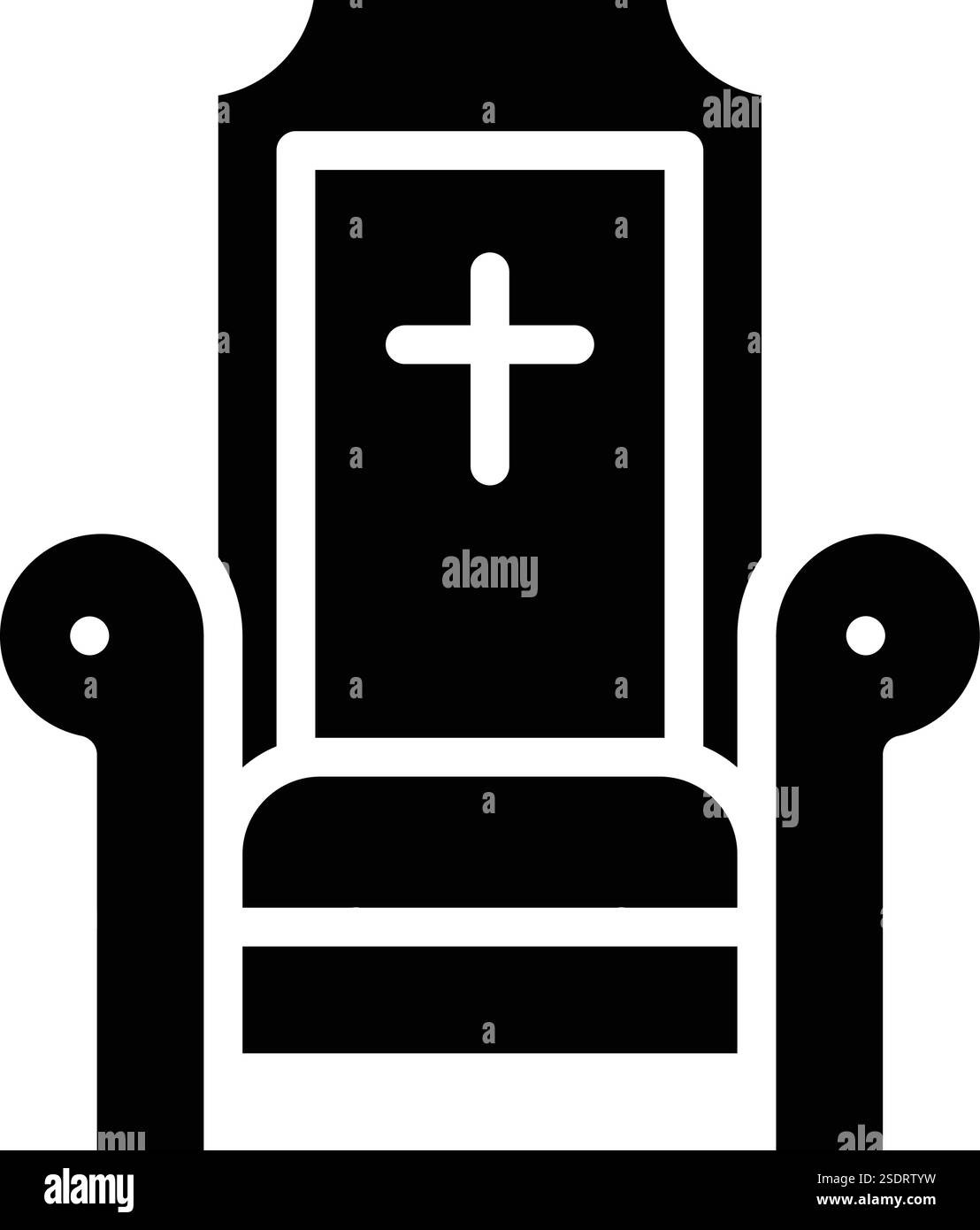 Throne Vector Icon Design Illustration Stock Vector Image & Art - Alamy
