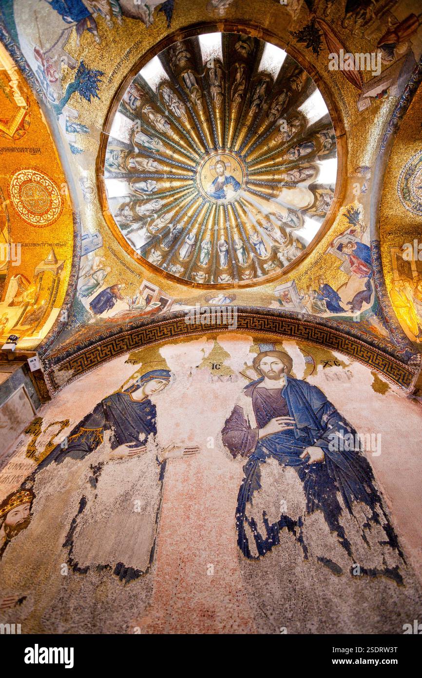 mosaic, Deesis, inner narthex, Monastery of St. Saviour in Chora, 11th ...
