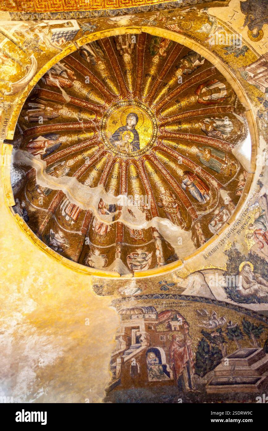 Dome of the Ancestors of Mary, Monastery of St. Saviour in Chora, 11th ...