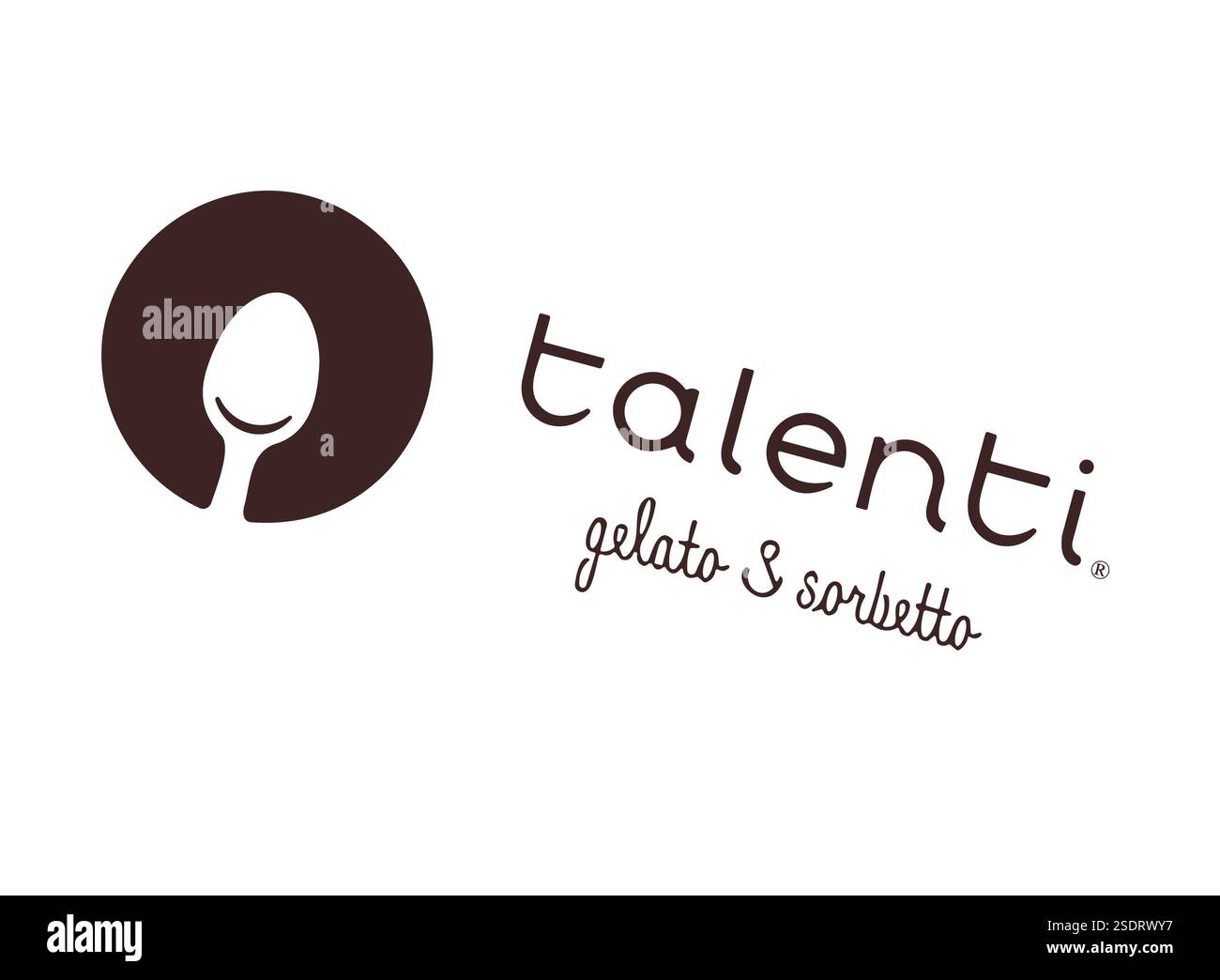 Rotated to right, Talenti Logo, Logo Stock Photo - Alamy