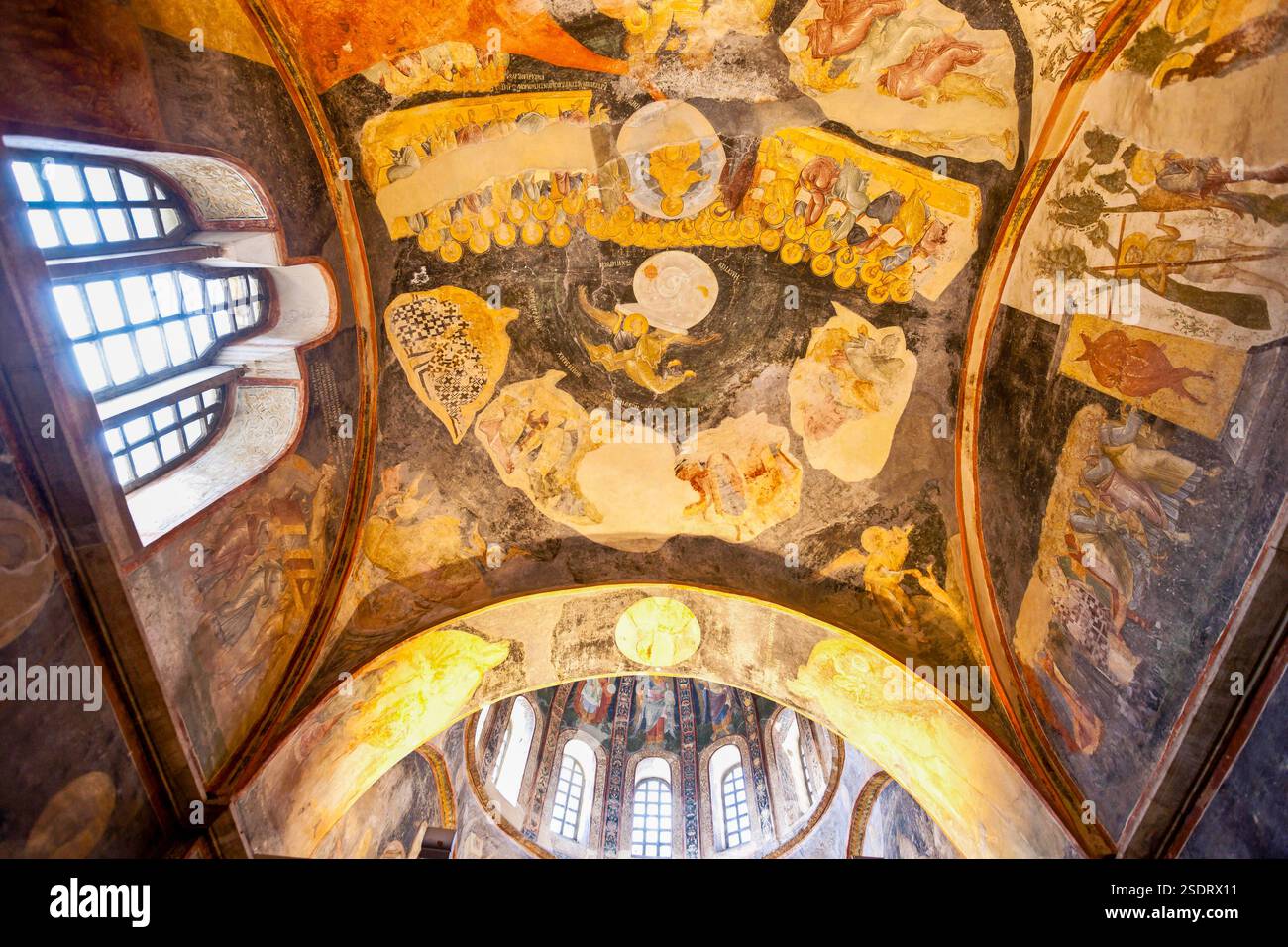 Scene from the Last Judgement, Monastery of St. Saviour in Chora, 11th ...
