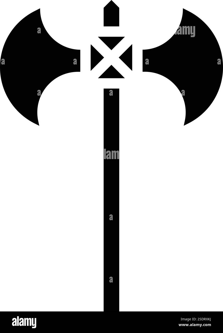 Axe icon vector Black and White Stock Photos & Images - Alamy