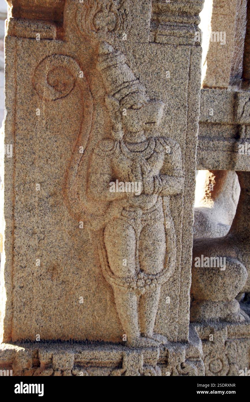 Sculpture, Vijaya Vittala temple complex, Hampi Vijayanagar ruins ...