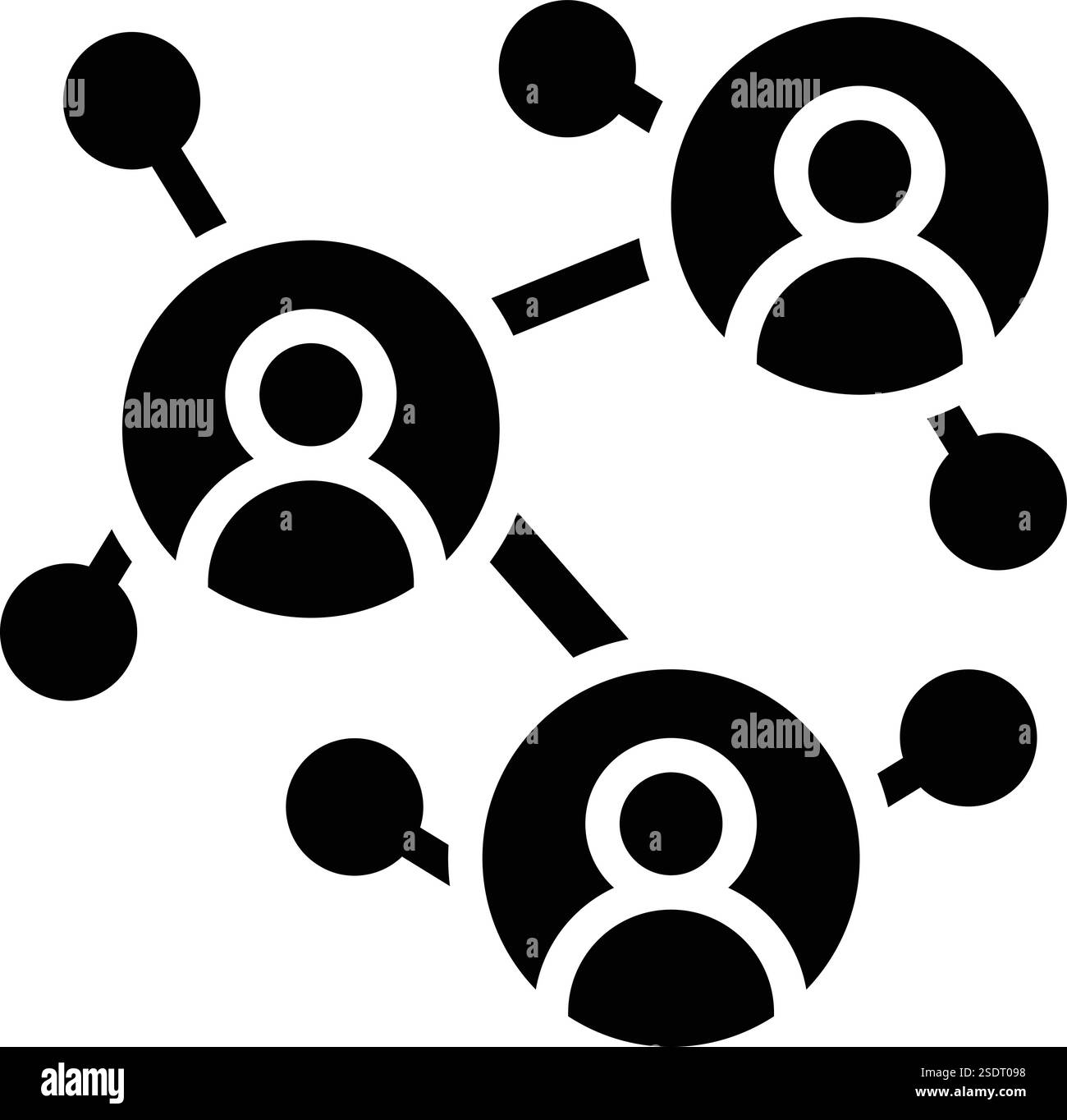 Business Network Vector Icon Design Illustration Stock Vector Image And Art Alamy