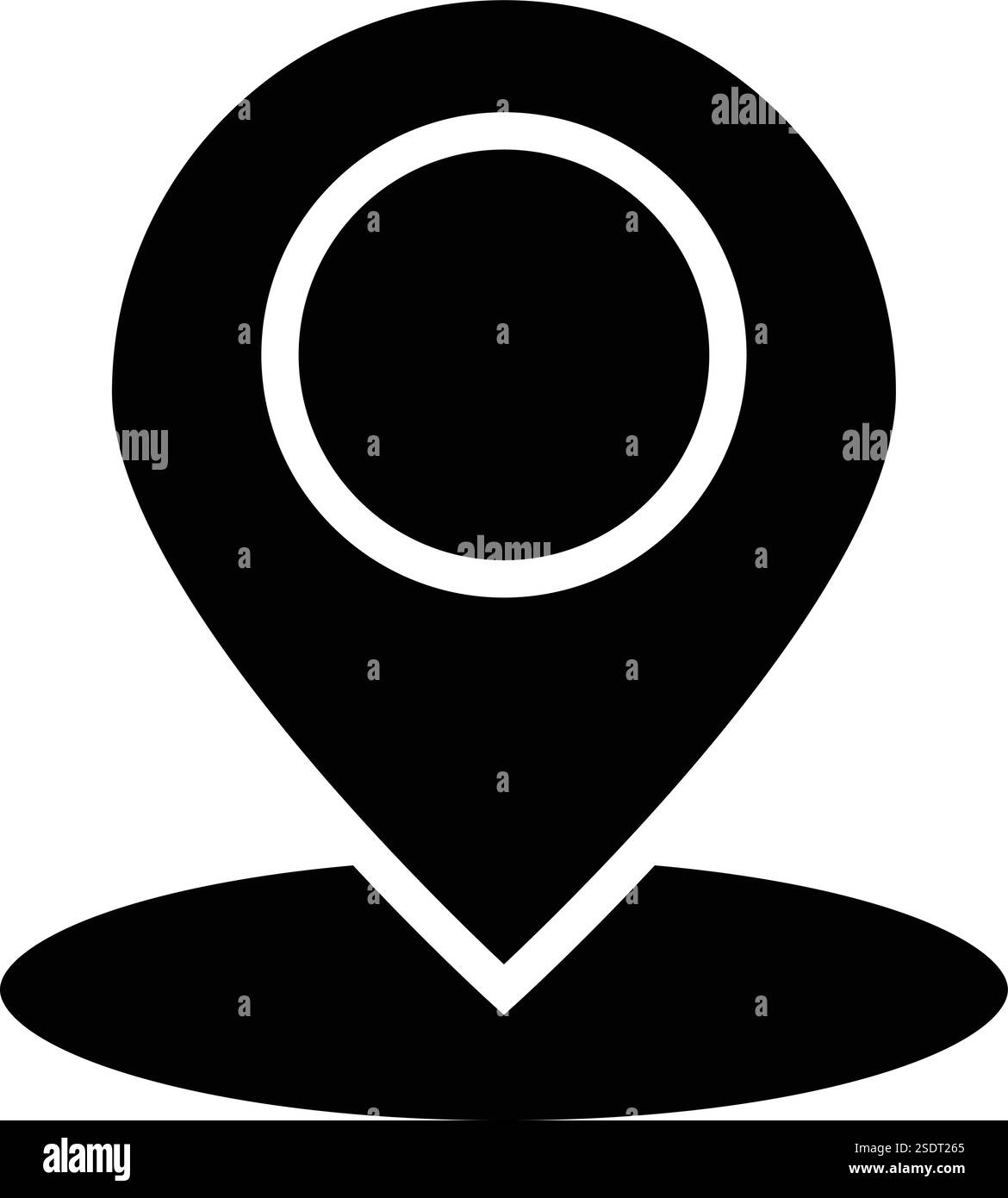 Gps icon design Black and White Stock Photos & Images - Alamy