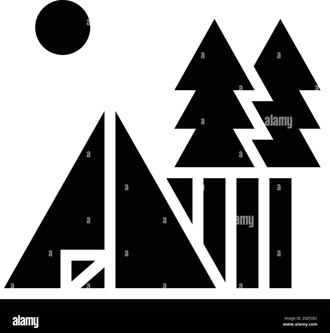 Camp Vector Icon Design Illustration Stock Vector Image & Art - Alamy