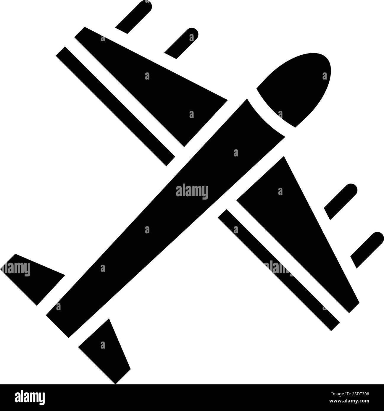 Airplane Vector Icon Design Illustration Stock Vector Image & Art - Alamy
