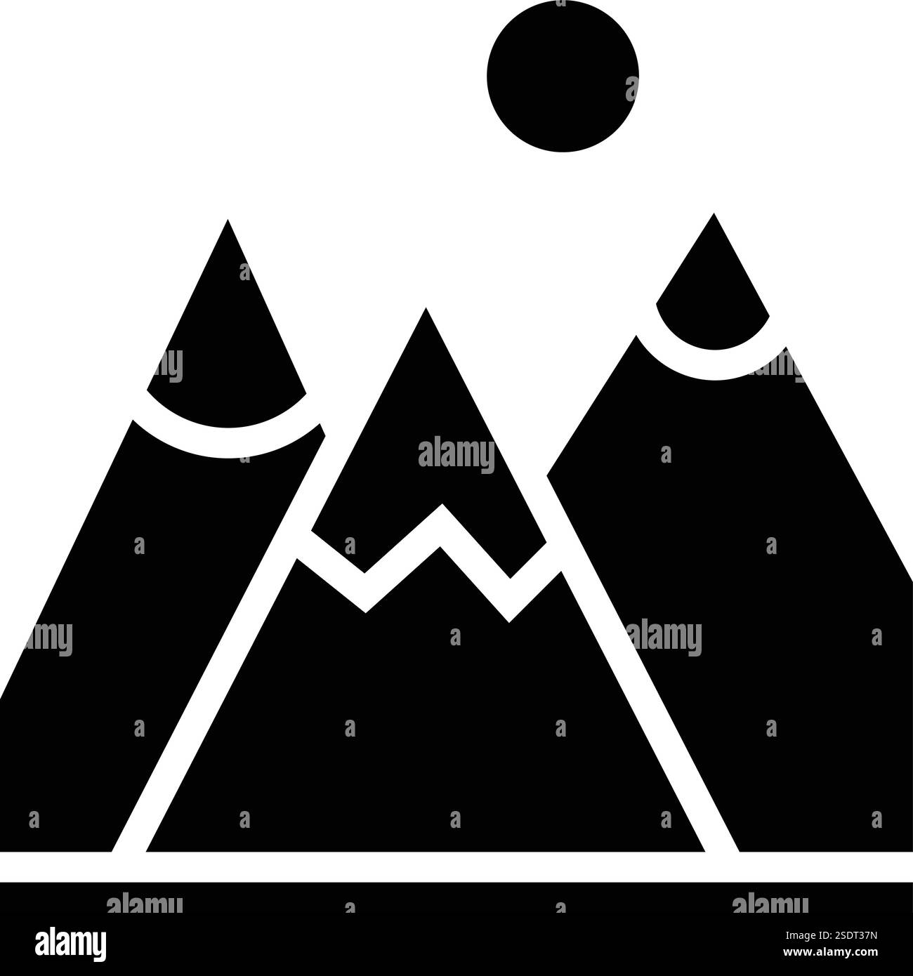 Mountain logo vector vector vectors Black and White Stock Photos ...