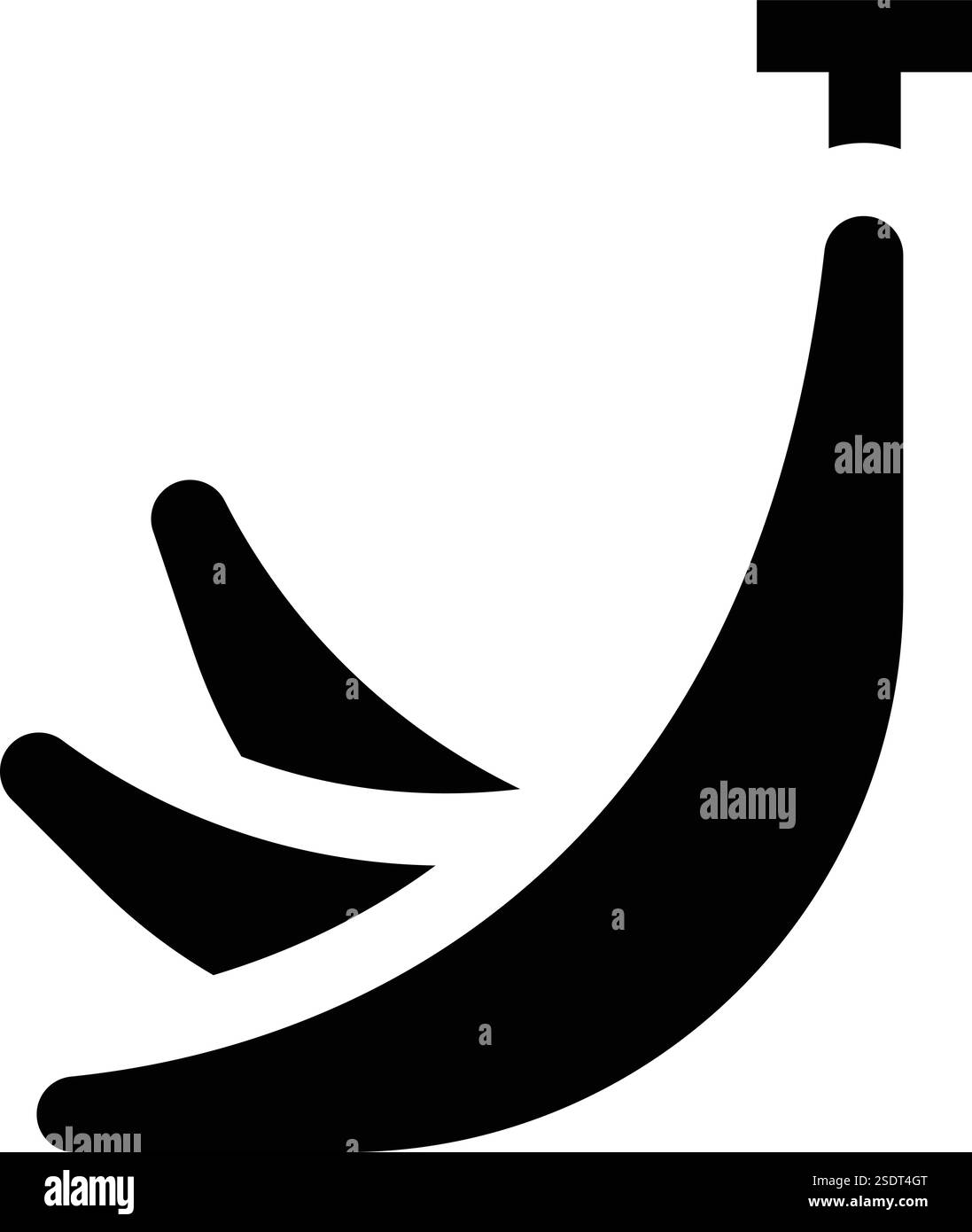 Curved banana Black and White Stock Photos & Images - Alamy
