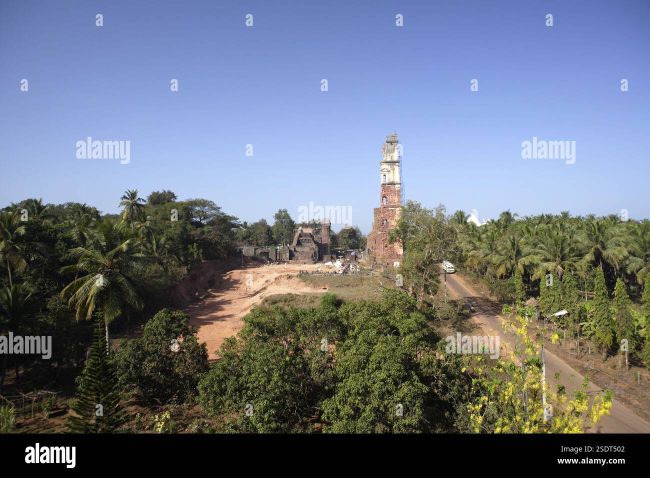 Tower Of The Church Of St. Augustine, UNESCO World Heritage Site, Old ...