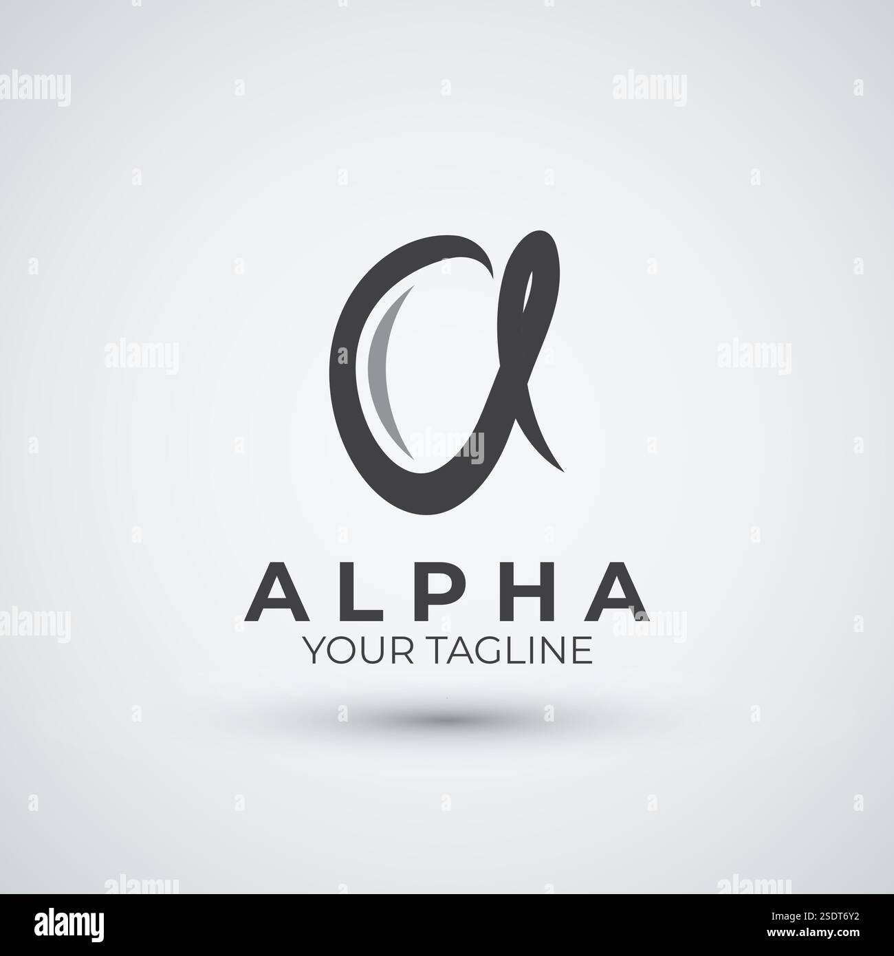 alpha letter a logo icon flat design template Stock Vector Image & Art ...