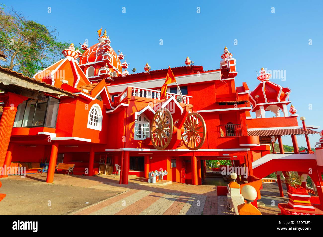 India, Goa, 8 March 2017. Maruti Temple (Hanuman Temple) in Panjim ...