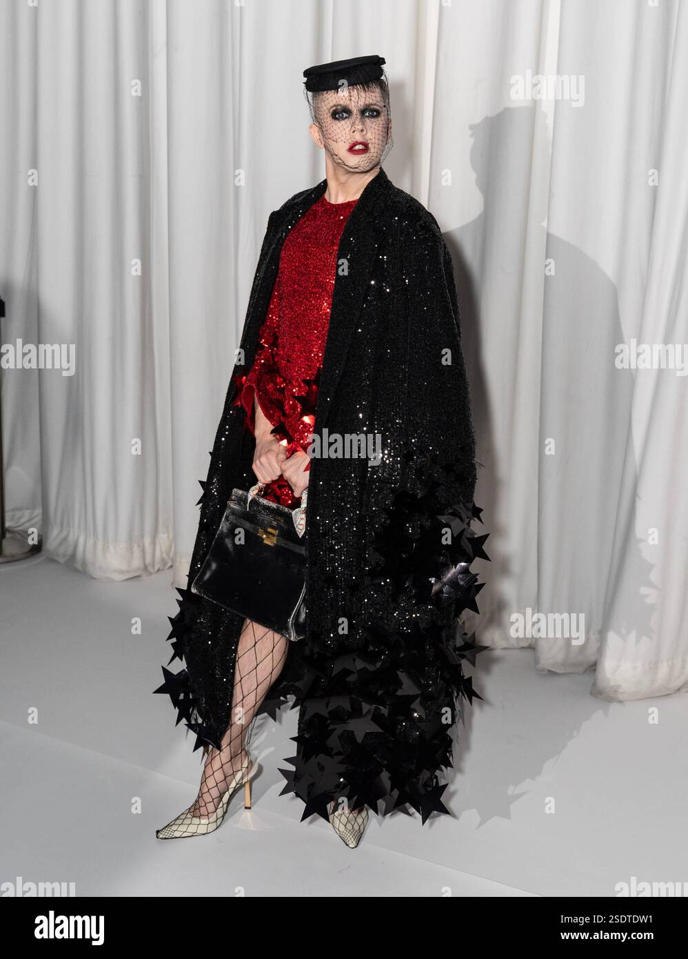 Cole Escola attends Christian Cowan show at New York Fashion Week Fall ...