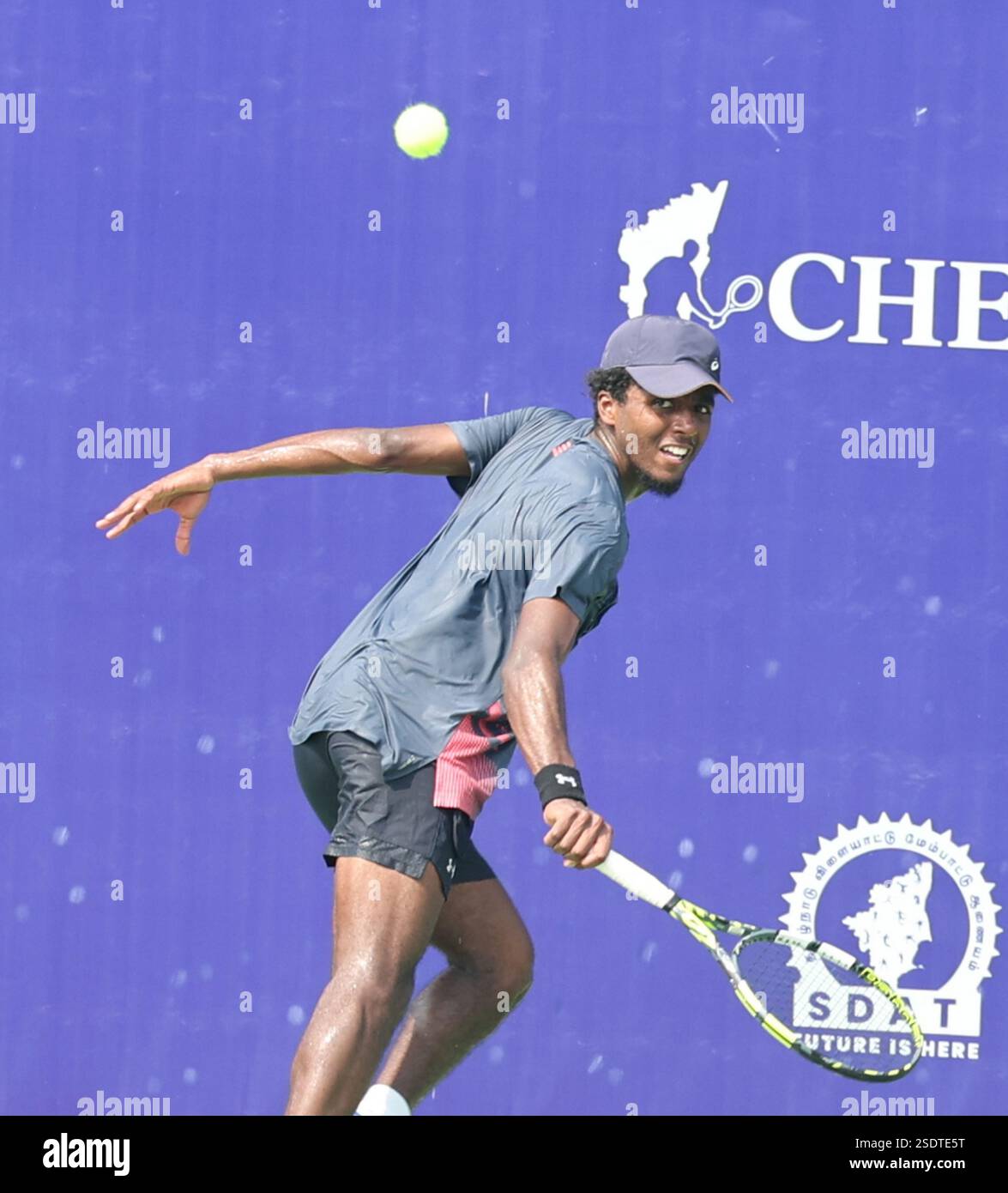 Chennai, India. 08th Feb, 2025. Chennai Open 2025: Billy HARRIS (GBR ...