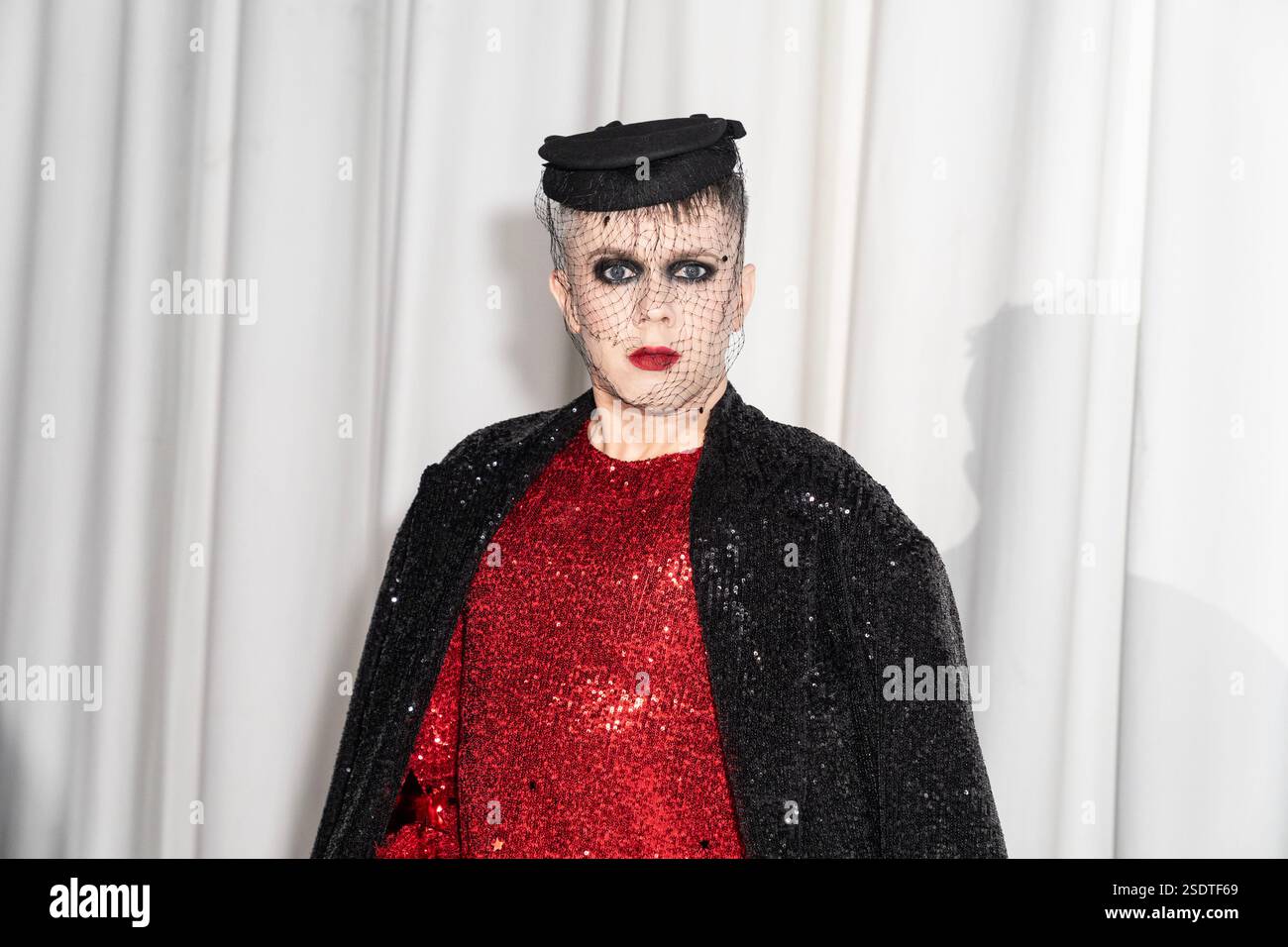 New York, USA. 07th Feb, 2025. Cole Escola attends Christian Cowan show ...