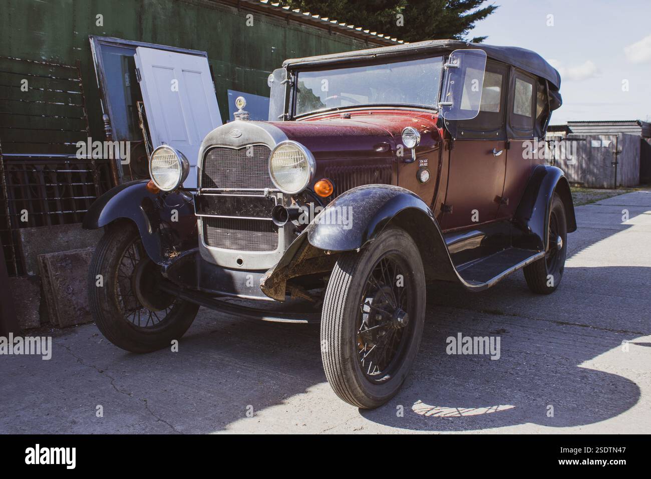 Old Ford classic car 'Model A' Stock Photo - Alamy