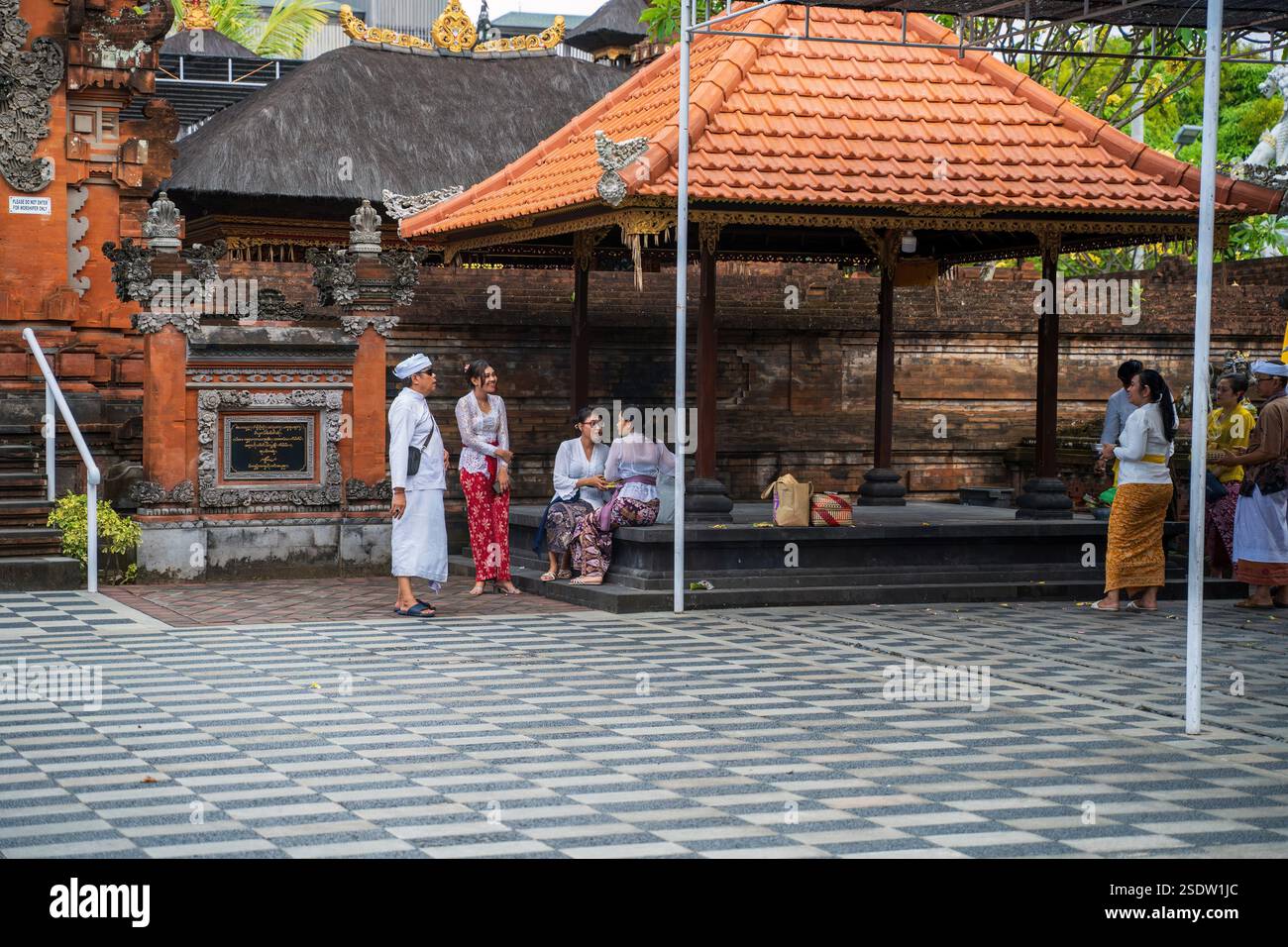 Bali, Indonesia - November 30, 2023: Traditional Balinese temple ...