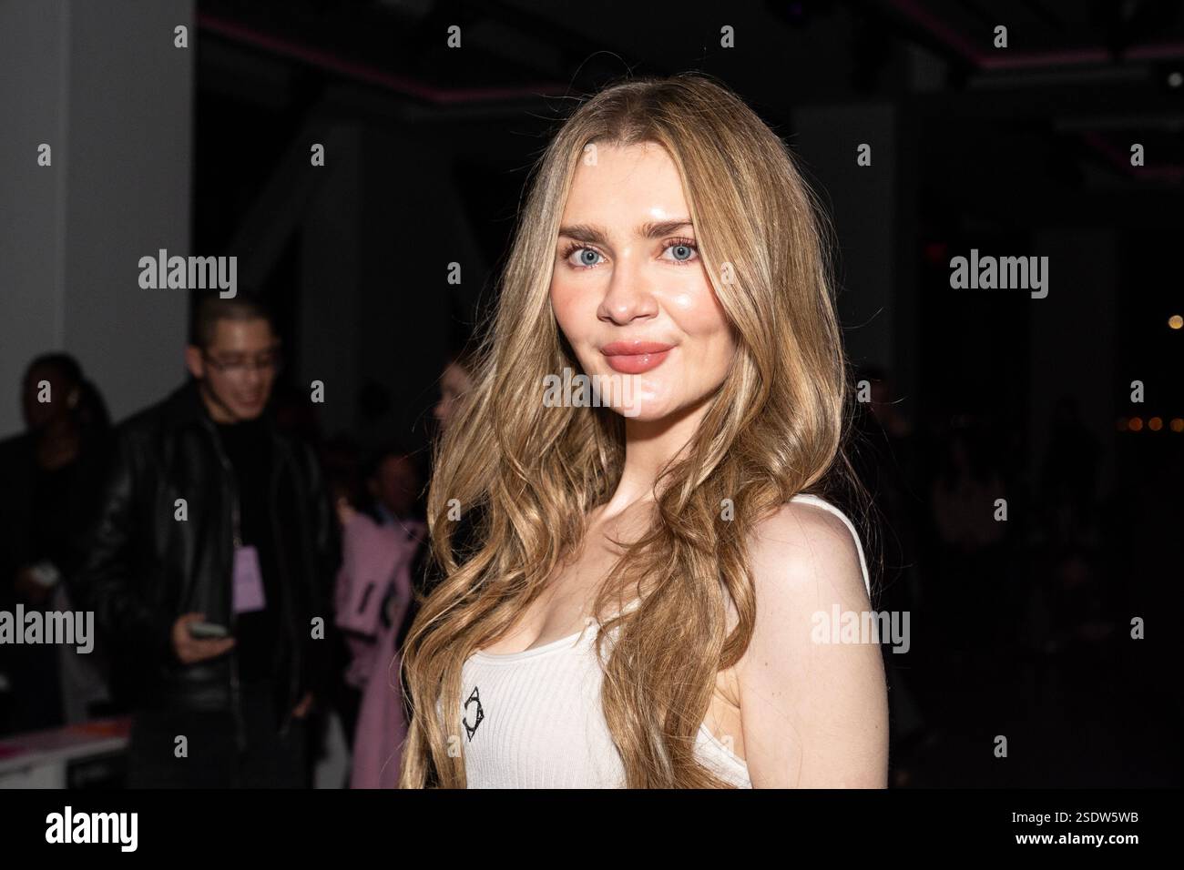 New York, NY, February 7, 2025: Anna Delvey attends Christian Cowan ...