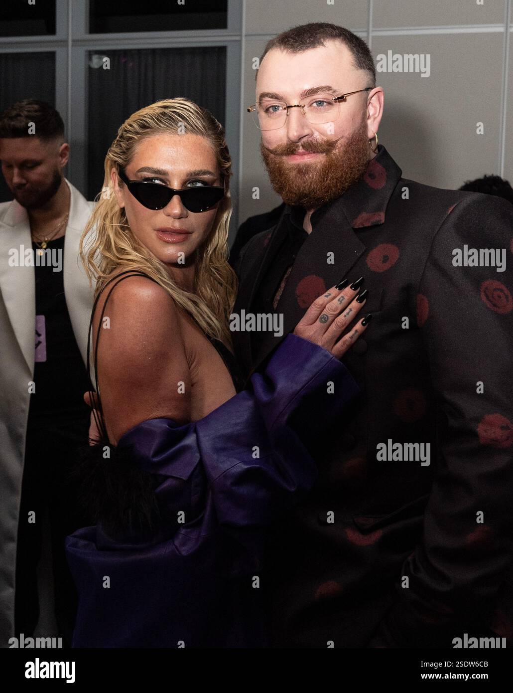 New York, NY, February 7, 2025: Kesha and Sam Smith attend Christian ...