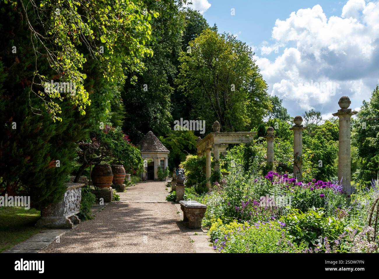 Scenes within Ilford Manor gardens, Wiltshire, UK Stock Photo - Alamy