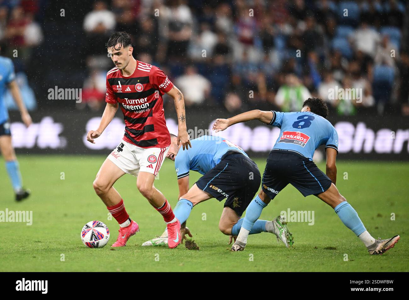 Sydney, Australia. 08th Feb, 2025. Nicolas Milanovic of the Wanderers ...