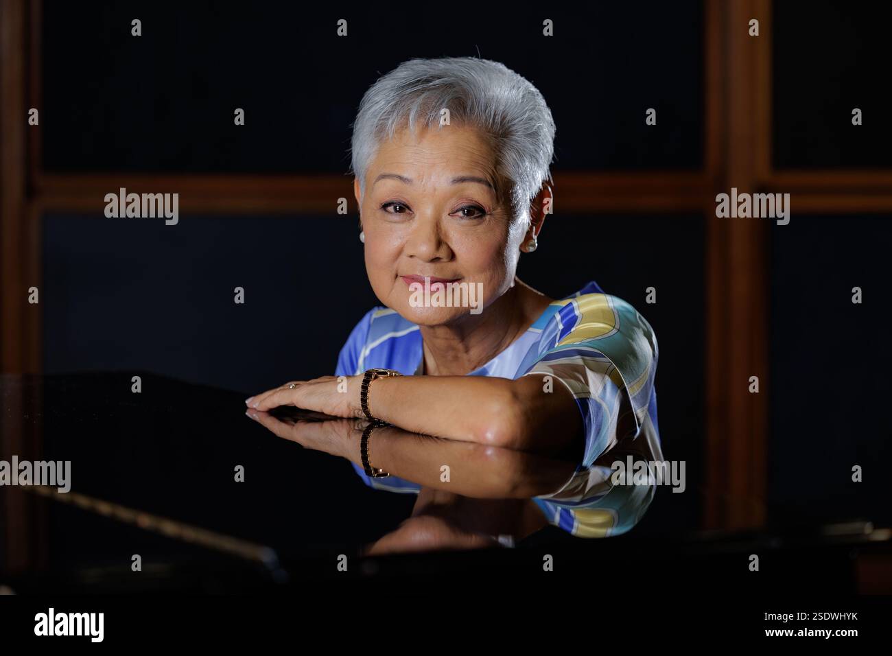 A portrait of Frances Yip, the Hong Kong Cantopop icon renowned for her powerful vocals and ...