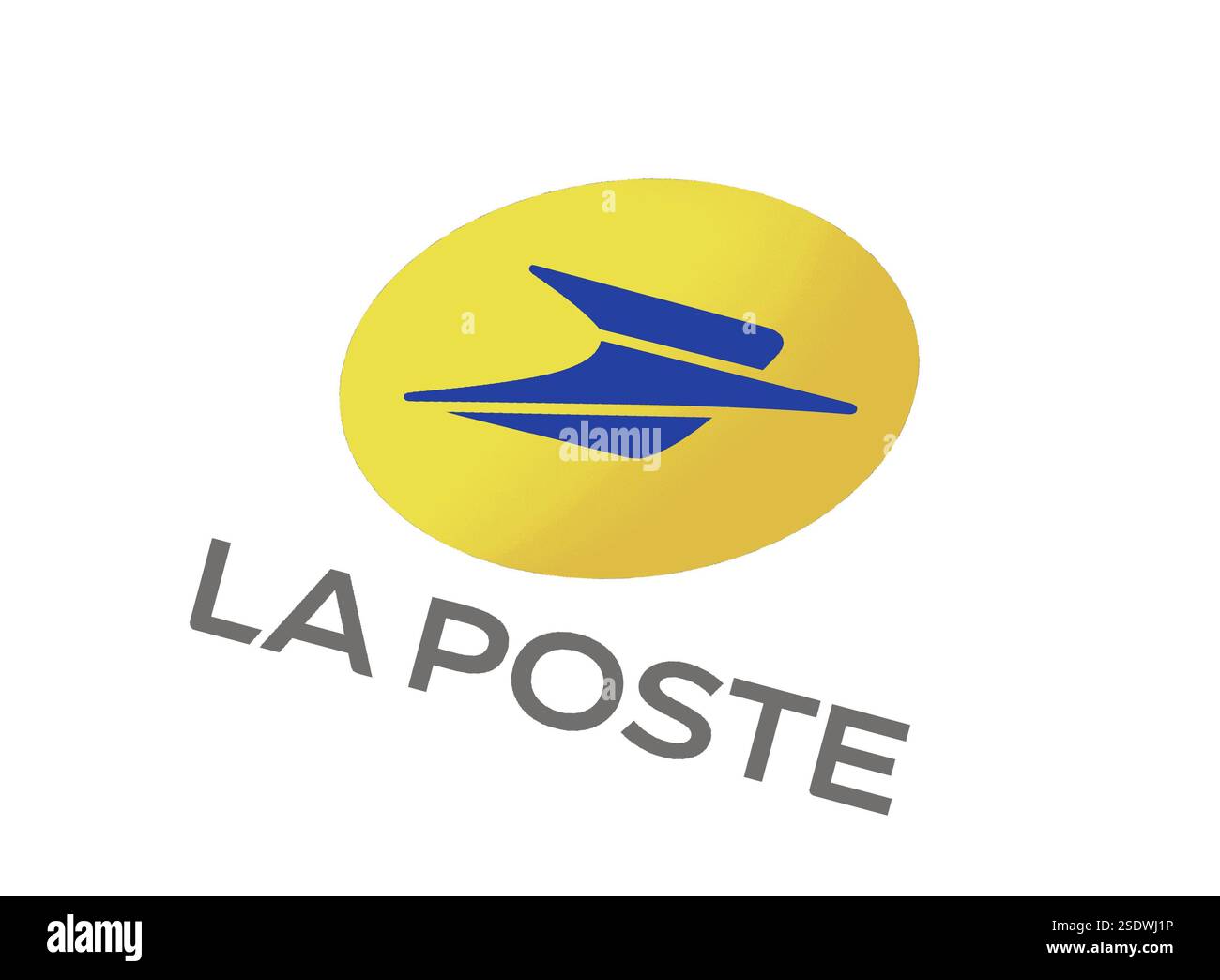 Rotated to right, Logo La Poste, Logo Stock Photo - Alamy