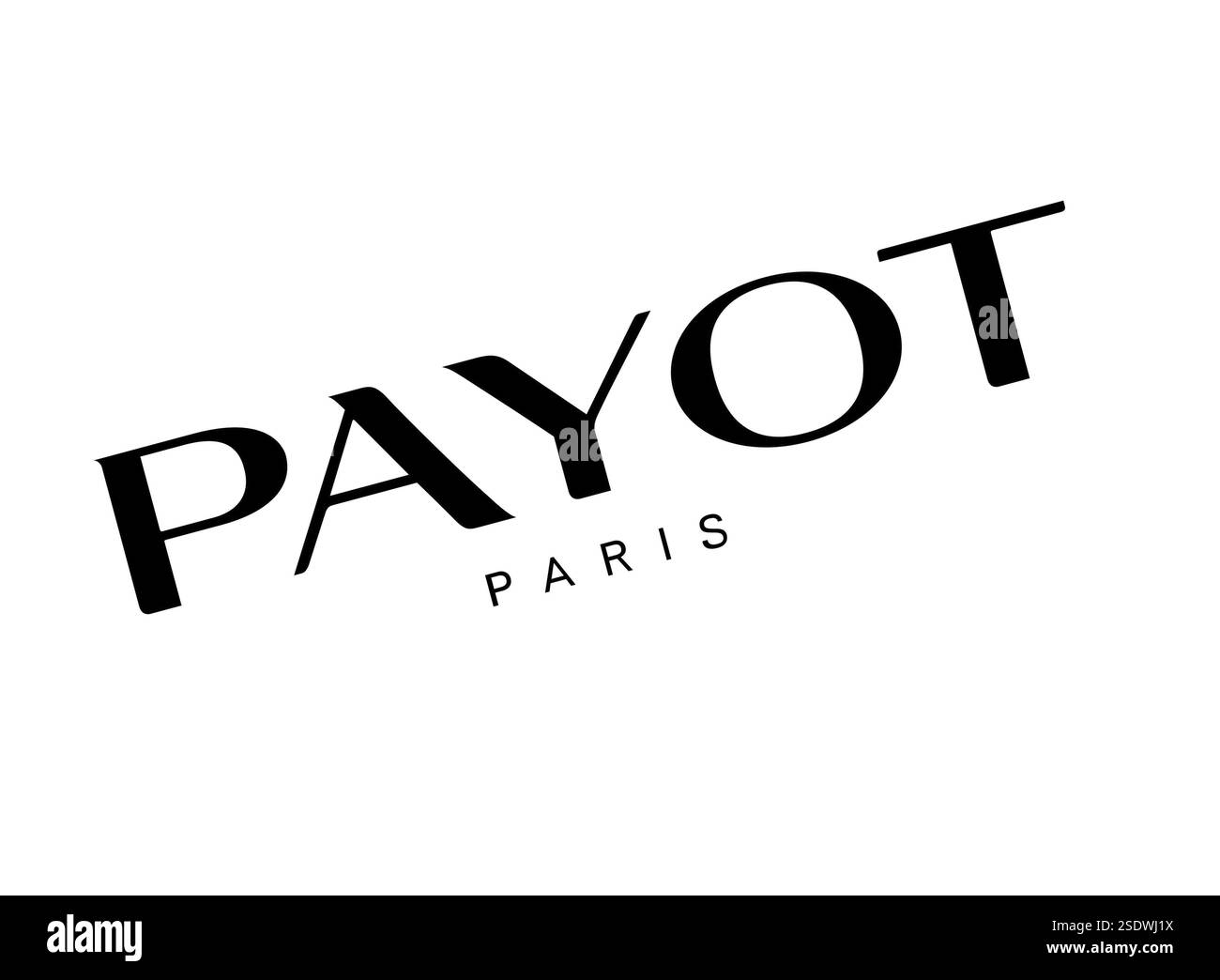Turned to the left, Payot Logo, Cosmetics, Logo Stock Photo - Alamy