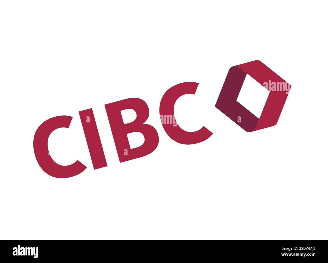 Rotated to left, CIBC Logo, Logo Stock Photo - Alamy
