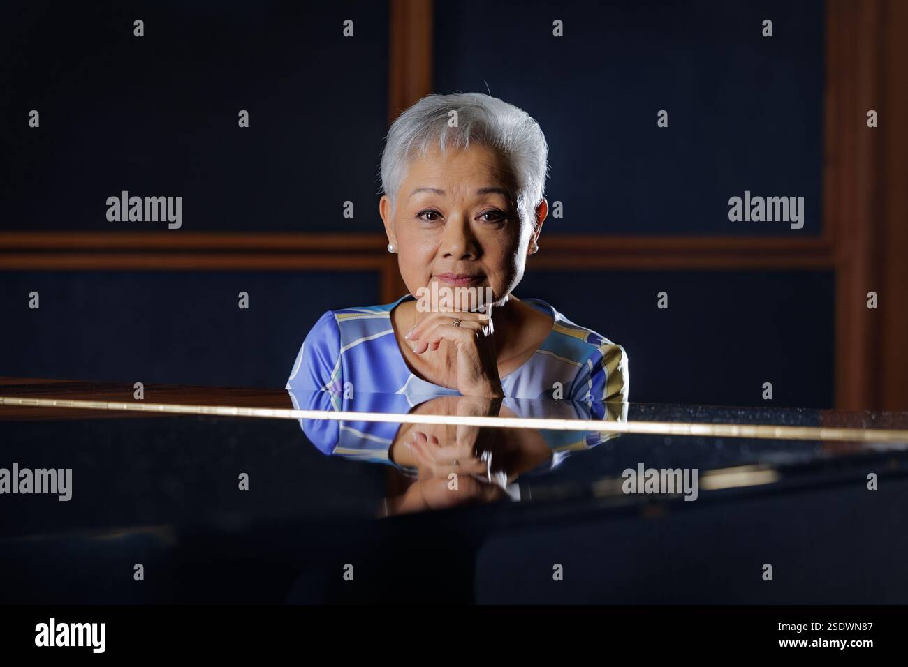 January 30, 2025, Hong Kong, China: A portrait of Frances Yip, the Hong Kong Cantopop icon ...