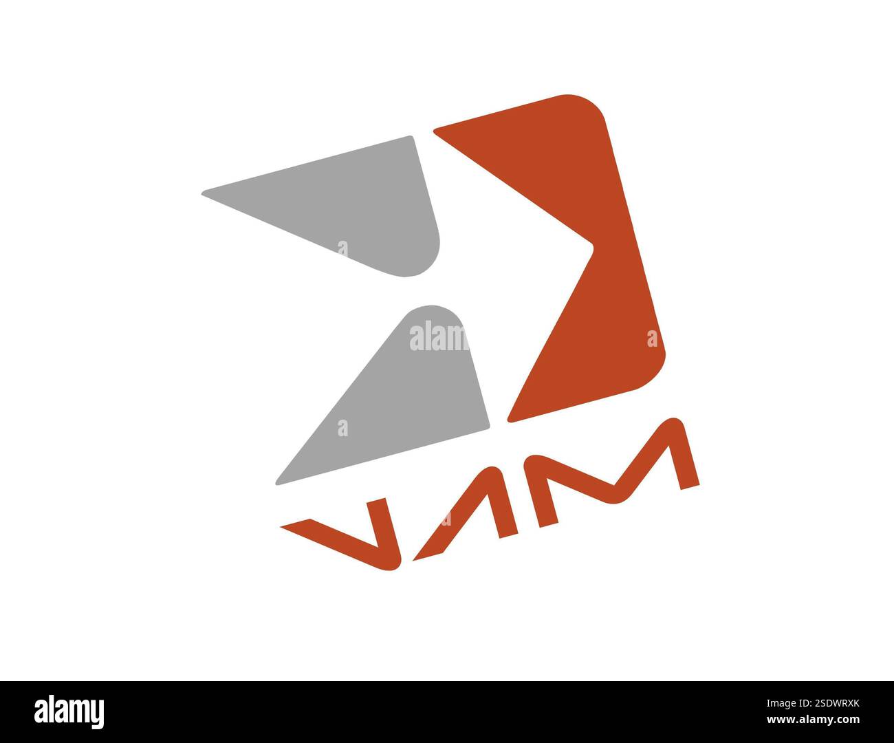 Turned to the left, VAM logo, logo Stock Photo - Alamy