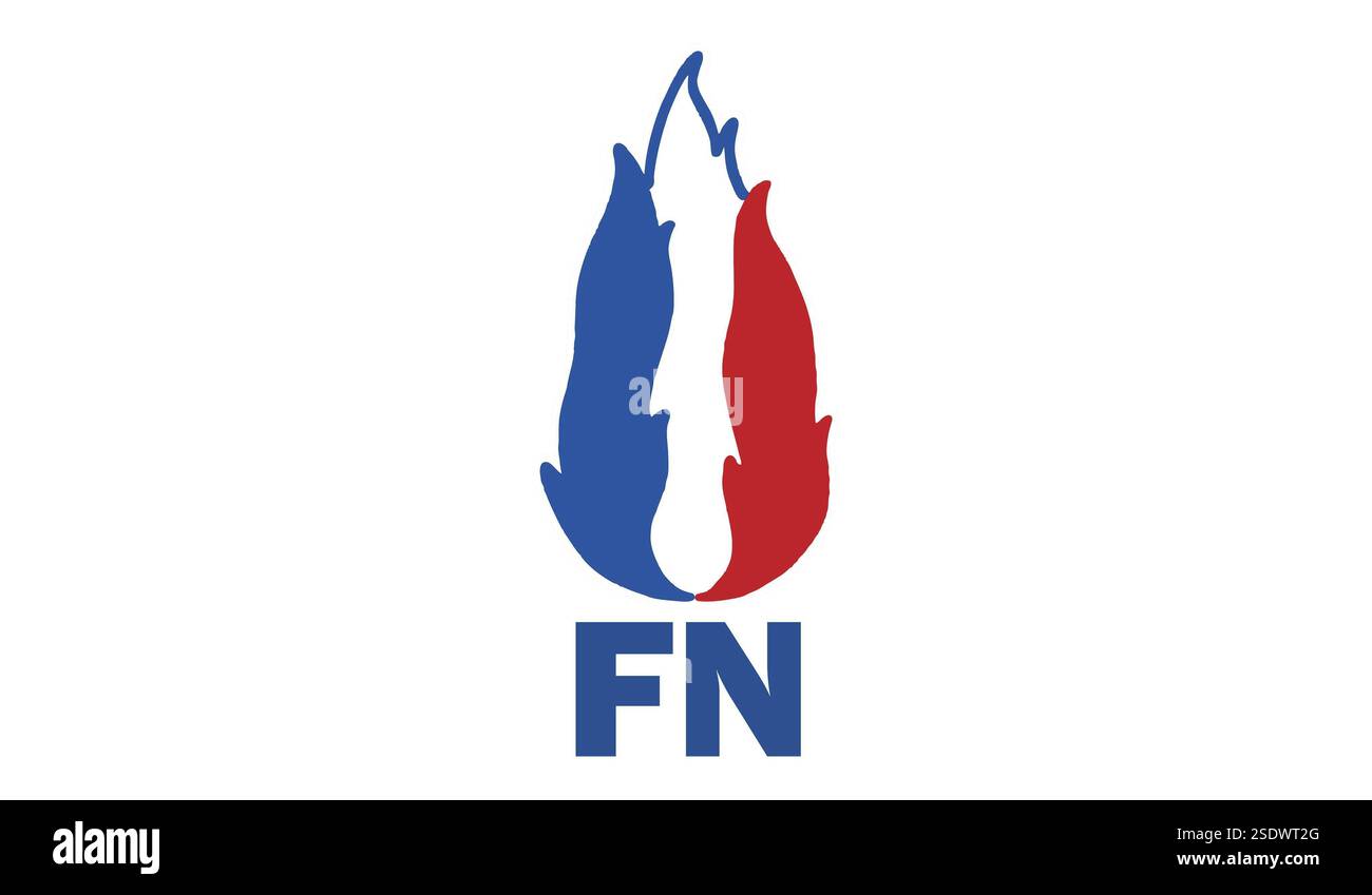 Le Rassemblement National Logo 1990, Organization, Old Logo from 1990 ...