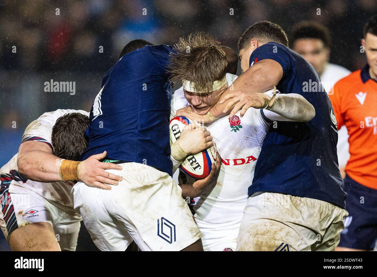 Henry Pollock of England during the U20 Six Nations championship 2025 ...
